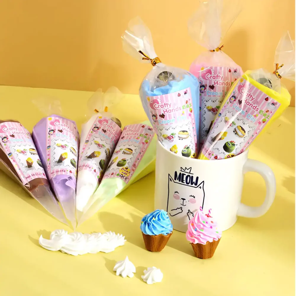 Cream Clay: Bright Colors & Natural Air-Dry Finish for Cake Decorating ...