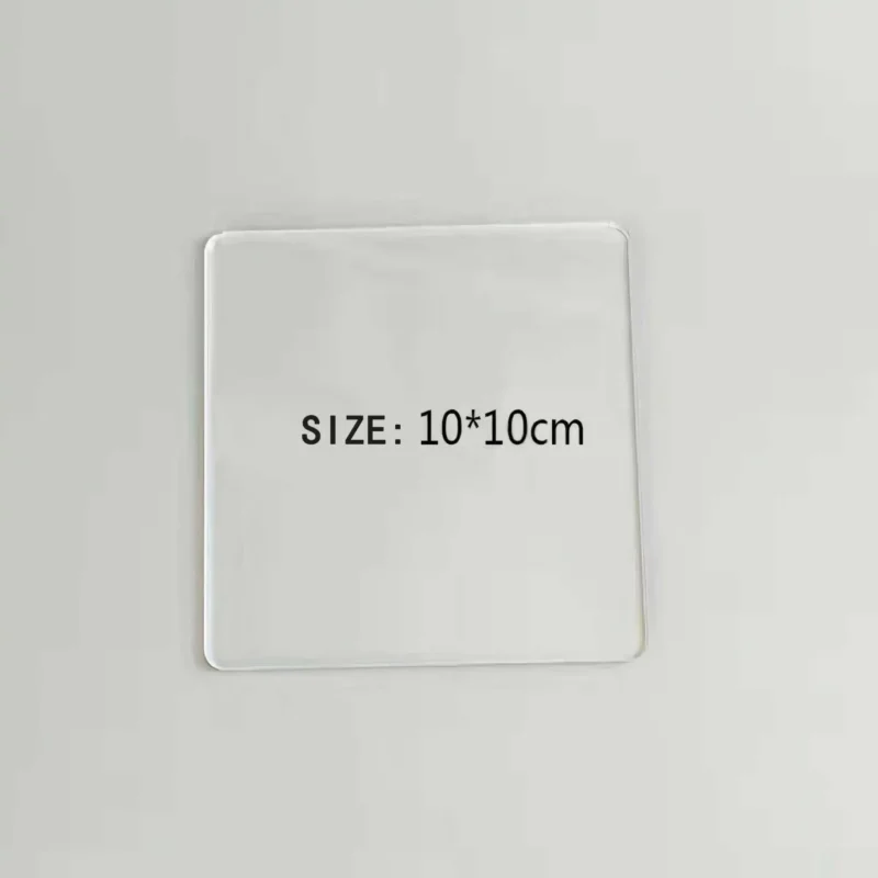 Crystal Clear Acrylic Clay Plates - ClayzyFun