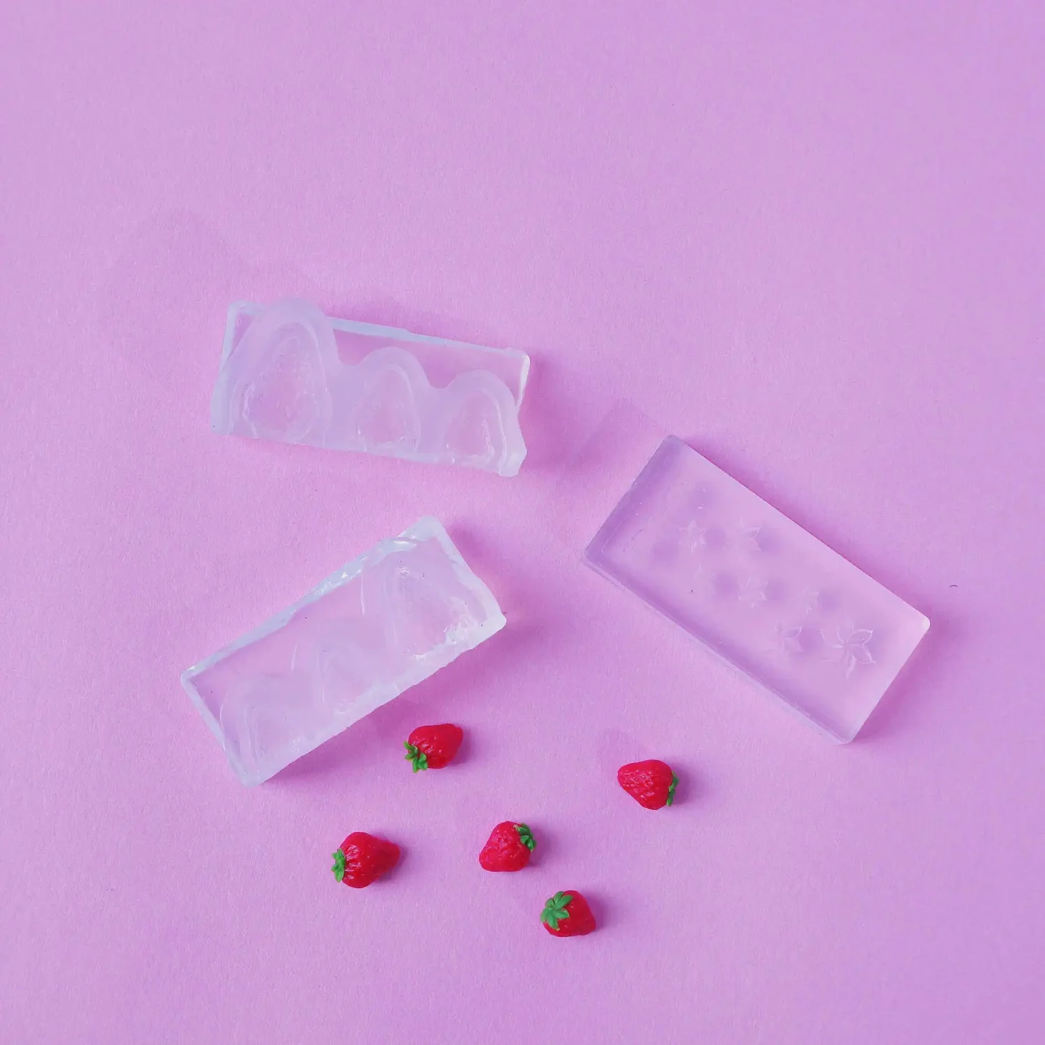 Fast & Easy Strawberry Clay Molds - Perfect for Cake Decorations ...