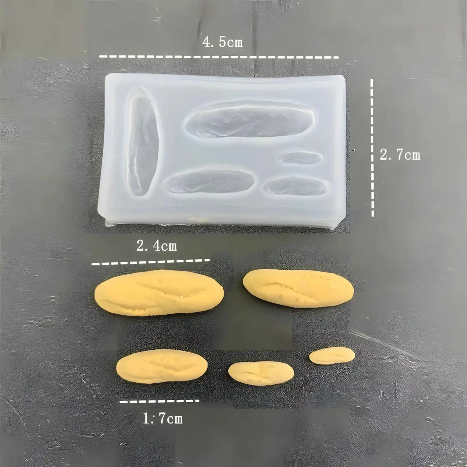 Miniature Clay Food Molds Set - 15 Pieces for Perfect Dessert ...