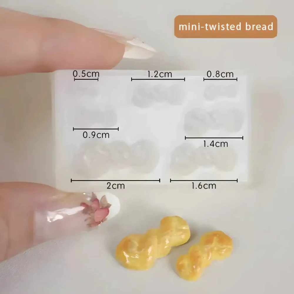 Miniature Clay Food Molds Set - 15 Pieces for Perfect Dessert ...