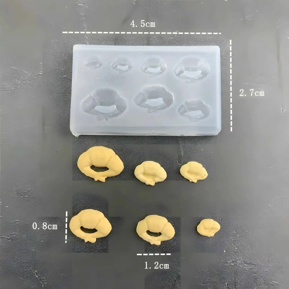 Miniature Clay Food Molds Set - 15 Pieces for Perfect Dessert ...