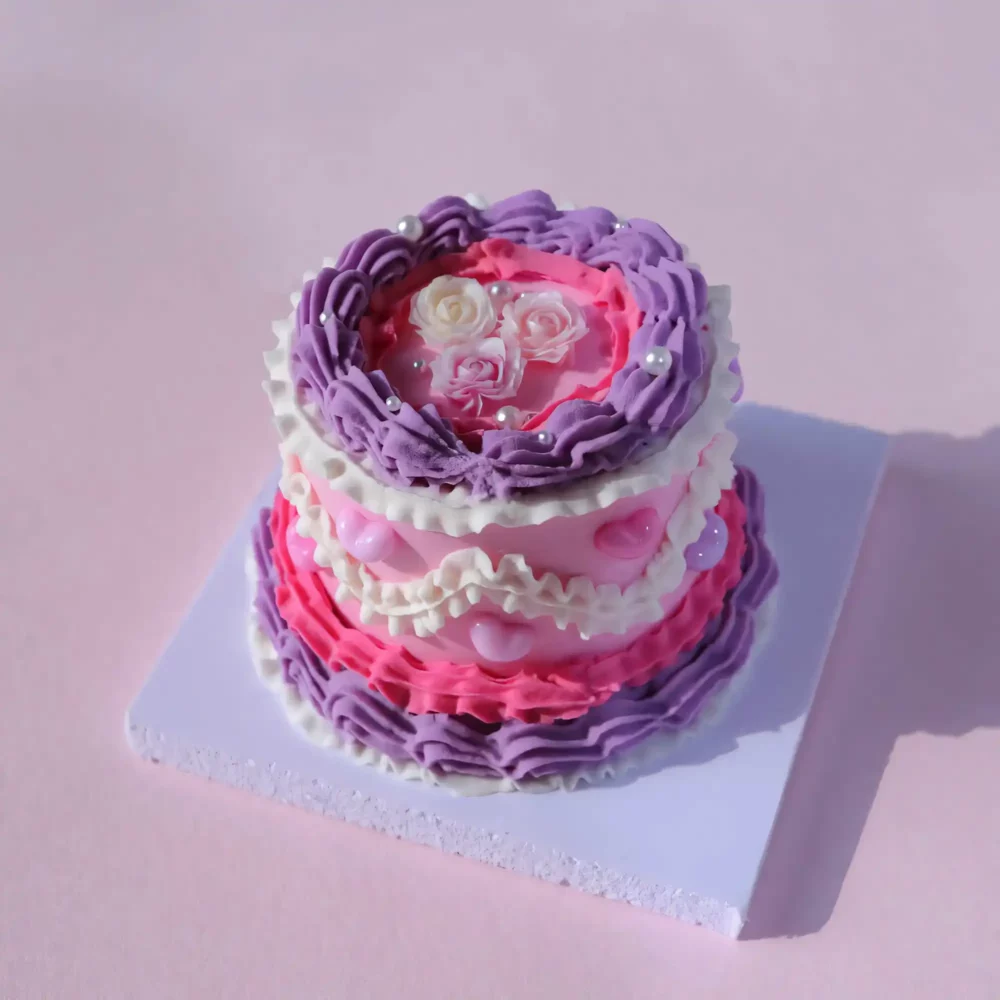 Pastel Princess Air Dry Clay Cake Kit - Shape, Decorate, Admire - ClayzyFun