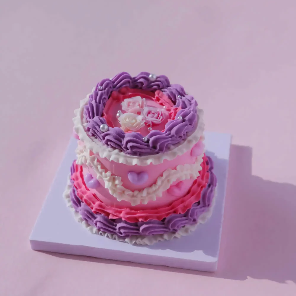 Pastel Princess Air Dry Clay Cake Kit - Shape, Decorate, Admire - ClayzyFun