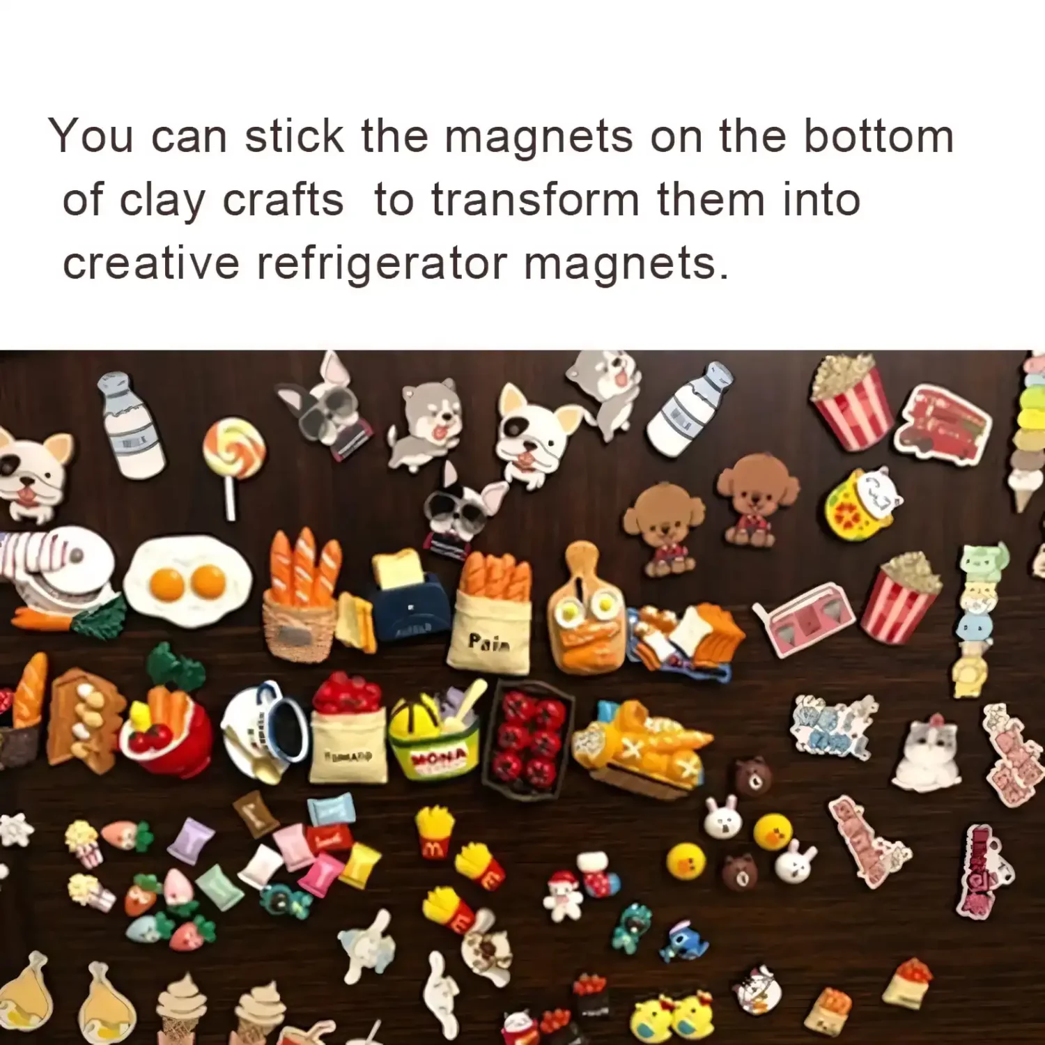 DIY Clay Art Magnets: 6mm*2mm Strong Magnetic Attachment - ClayzyFun