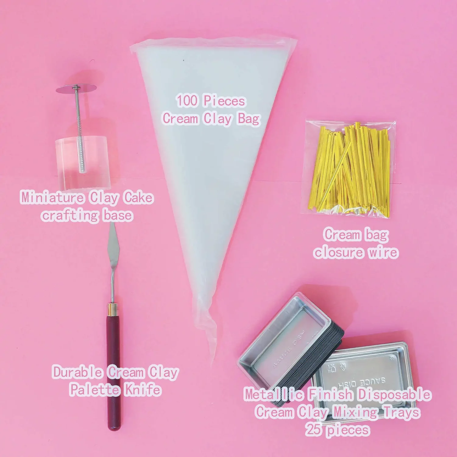 Ultimate Beginner’s Air Dry Clay Cake Making Kit: Everything You Need ...