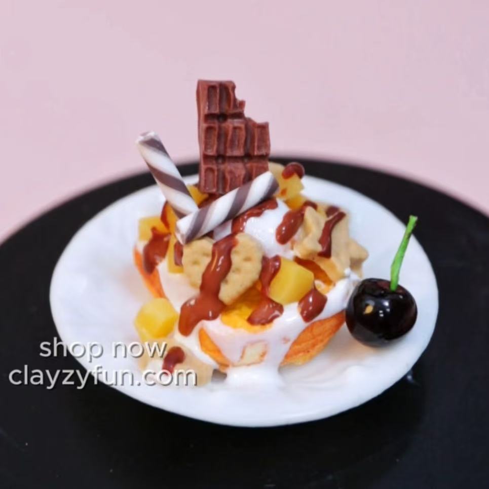 Cherry & Chocolate Mini Cake Craft Kit – Perfect for Dessert Art Lovers ...