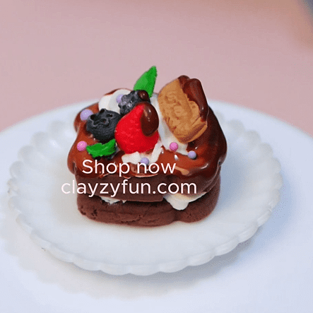 Square Mini Cake Clay Kit – Perfect for Creating Realistic Dessert Art ...